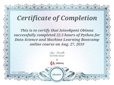 obinna isiwekpeni on linkedin python datascience udemy