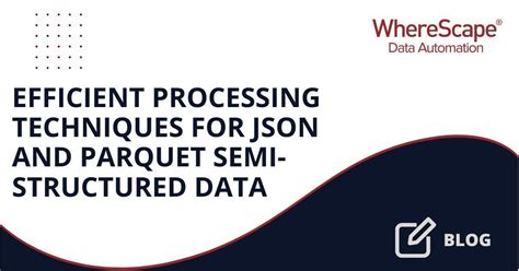 Digital Shadow It On Linkedin Dataprocessing Json Parquet Wherescape Dataautomation