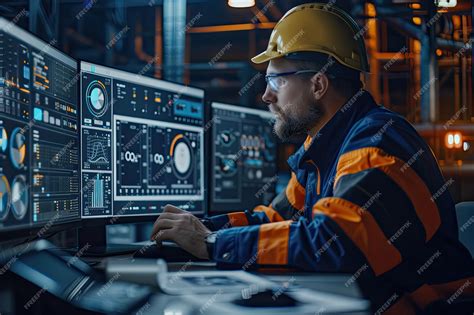 Engineer Monitoring Ai Dashboard With Realtime Data Premium Ai