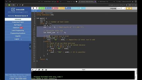 Codeforces Round 970 Div 3 Solution A Sakurakos Exam In Youtube