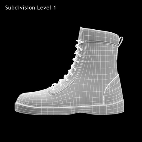 검정 부츠 3d 모델 39 Fbx Max Obj Free3d