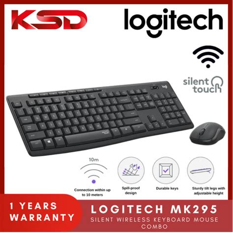 Logitech MK Silent Wireless Keyboard Mouse Combo Lazada