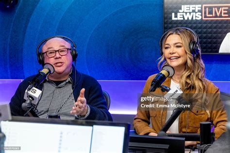 Doug Budin And Denise Richards Visit The Jeff Lewis Show At Siriusxm