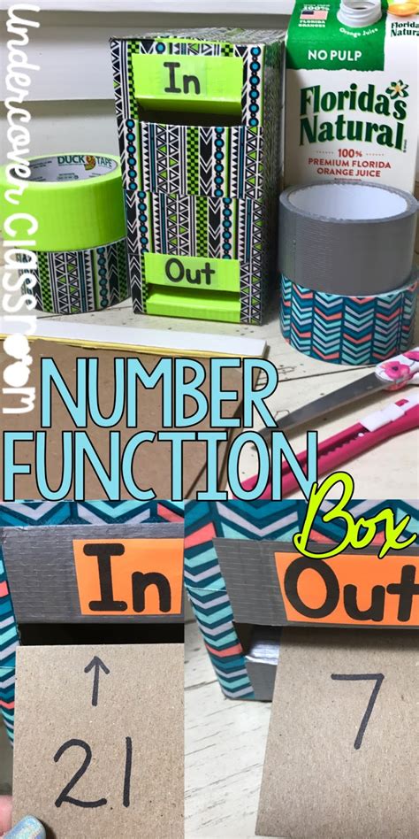 Diy Number Function Box Undercover Classroom