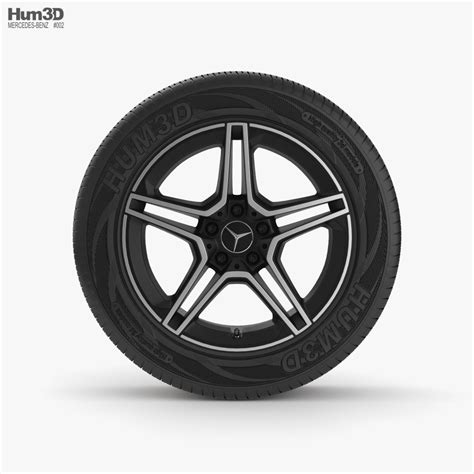 Mercedes Benz E53 Amg Rim 001 3d Model Download Wheels On