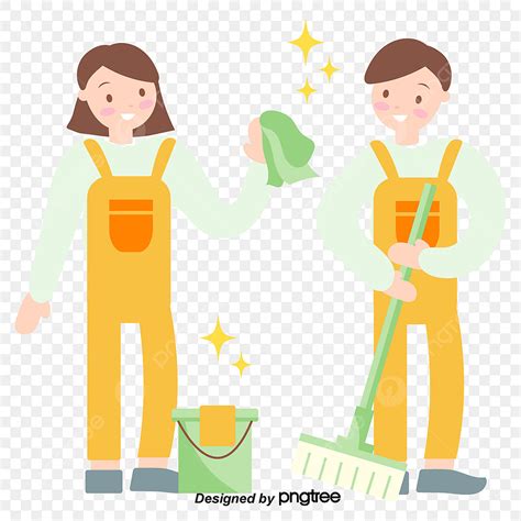 Clean Service Clipart Png Images Character Design Of Home Cleaning