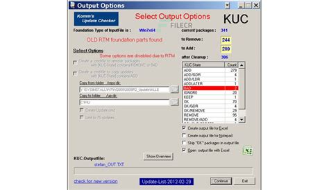 Windows Update Checker FileCR