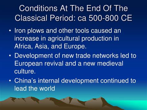 Ppt The Post Classical World Byzantium Medieval Europe Pre