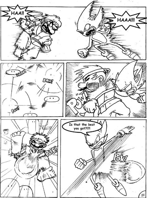 Mario Vs Sonic New Version P11 By Huff The Dragon On Deviantart