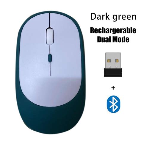 Jual Goojodoq Bluetooth Mouse Wireless Silent Ultra Tipis Portable Rechargeable USB Power Saving