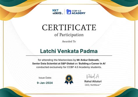 Thankyou Nxtwave Rahulattulurisir Avinashsir Ankurdebnathsir