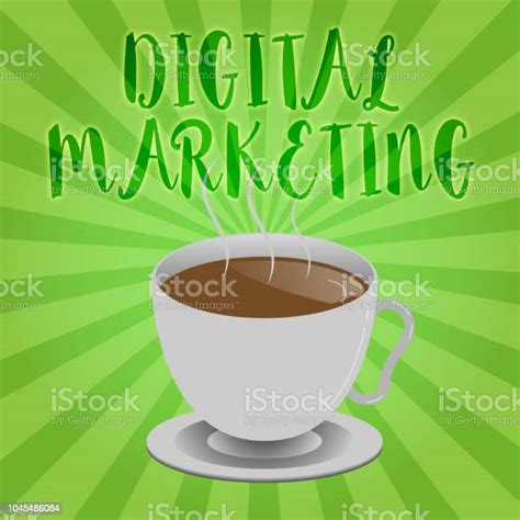 디지털 마케팅 쓰기 필기 텍스트입니다 제품 또는 전자 매체를 통해 브랜드의 홍보를 의미 하는 개념 개념에 대한 스톡 벡터 아트 및 기타 이미지 Istock