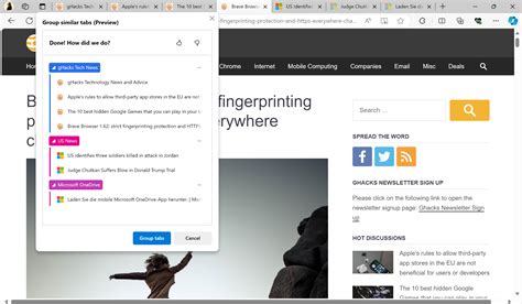 Microsoft Edges Latest Ai Tool Sends Open Websites To Microsoft Ghacks Tech News