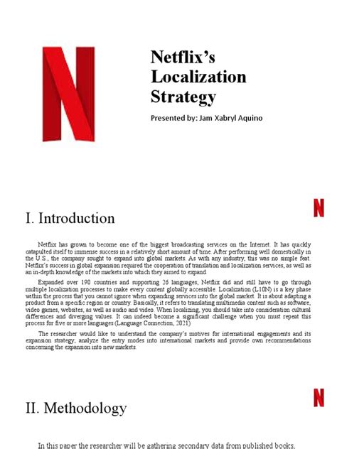 Netflixs Personalization And Localization Strategy Pdf Netflix Video On Demand