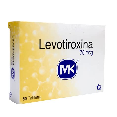 Levotiroxina 75mcg Tabx50 Mk Ortopédicos Futuro