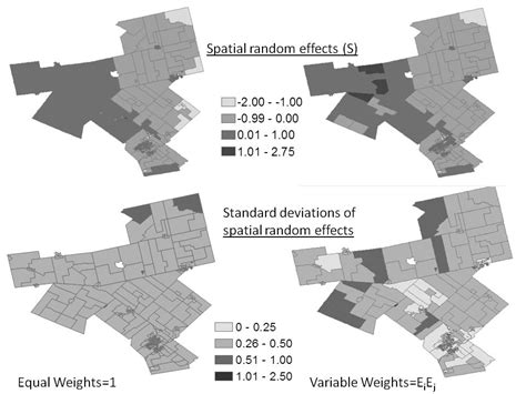 Exploring The Specifications Of Spatial Adjacencies And Weights In
