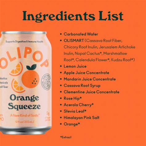 Olipop® Orange Squeeze Soda Can 12 Fl Oz Ralphs