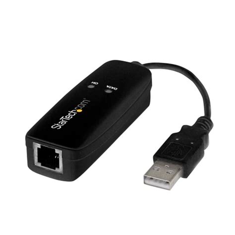 Startech Usb56kemh2 56k Usb Dial Up And Fax Modem V 92 External Hardware Based Eezee