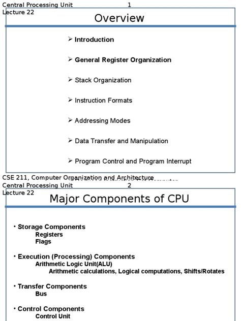 Chapter8 Pdf Instruction Set Central Processing Unit