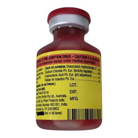 50mg Adriamycin Doxorubicin Hcl Injection At ₹ 667box Doxorubicin Injection In Surat Id