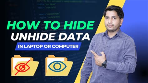 How To Hide Photos And Videos In Windows Hide Unhide Data In Computer Youtube