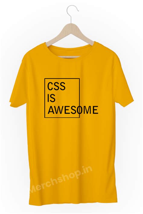 Web Developer Css Is Awesome Funny Coding Programmer Tshirt Merchshop