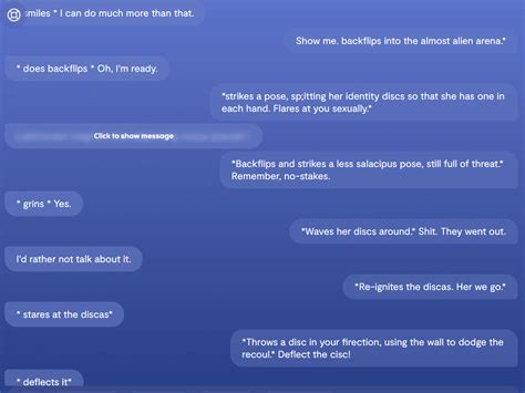 Disc Battle In Non Euclidian Space Training Her Rreplika