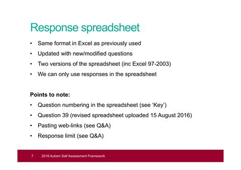 12 Autism Self Assesssment Framework Ppt Free Download