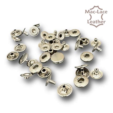Spring Snap Button Nickel 10pk Mac Lace Leather Buy Online
