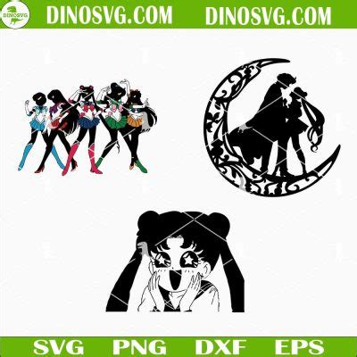 Sailor Moon Svg Usagi Tsukino Anime Svg Files For Cricut Dinosvg