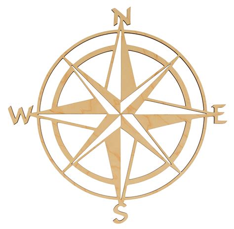 Modern Nsew Compass Wall Art Design By Skyline Workshop