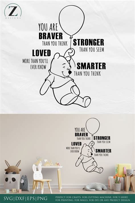 Winnie The Pooh Svg Design Pooh Motivational Svg Pooh Quotes Svg