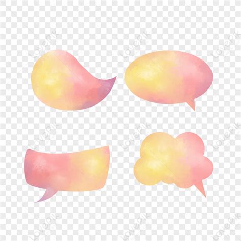 Gradient Watercolor Bubble Dialogbubblesdialog Boxtext Box Png
