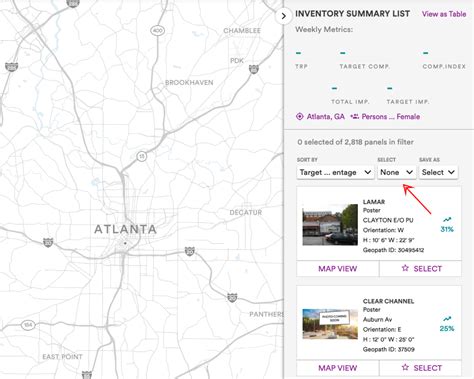 How To Only Show Filtered Inventory Geopath