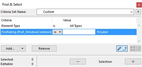 Define Element Criteria Using IFC Data