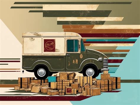 Efficient Distribution Network Illustration Premium Ai Generated Image