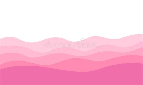 Pink Colour Tone Wave Curve Abstract Background Stock Illustration Illustration Of Depth