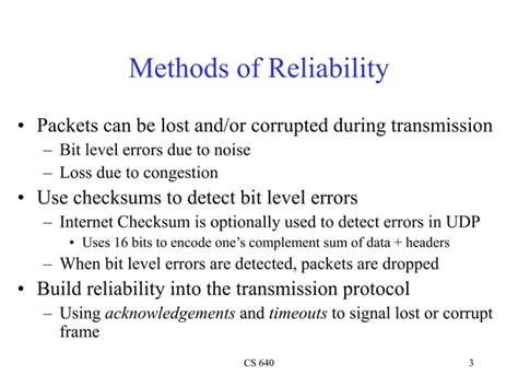 Sliding Window Protocol For Datalink Layerppt
