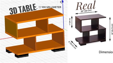3d table design part 04 3danimation 3dgraphics youtube