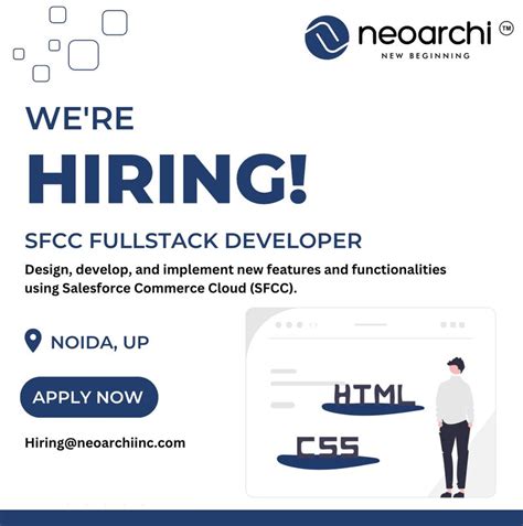 Neoarchi On Linkedin Hiring Hiringnow Requirement Cloud Sfcc Fullstack Developer Css…