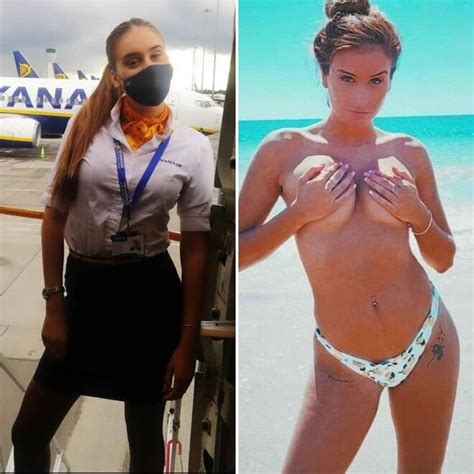 Flight Attendants Dressed And Undressed Flight Attendants 00511 Porno