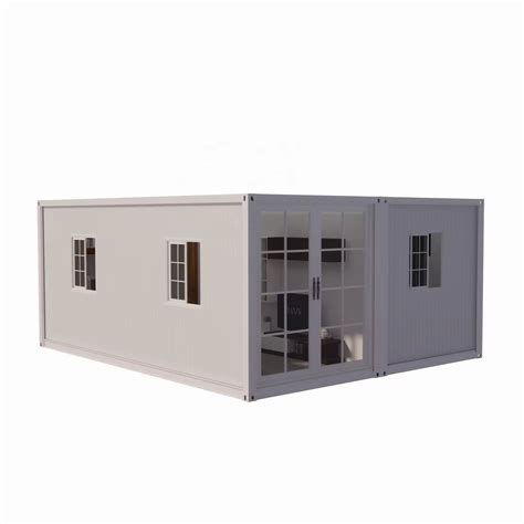 20ft Steel Structures Folding Living Prefab Modular Homes Stackable Detachable Container House