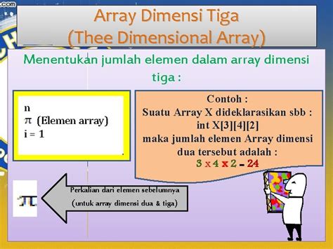 Struktur Data Array Dimensi 2 Array Dimensi 3