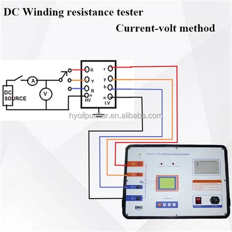 IEC Series Transformer Coil DC Winding Resistance Tester Winding Resistance Ohmmeter And