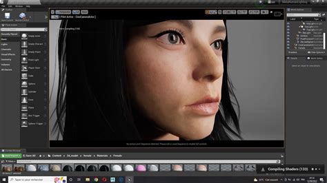 3D Model Realistic Female Korean Naked VR AR Low Poly CGTrader