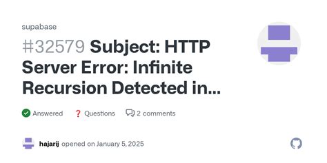 Subject Server Error Infinite Recursion Detected In Policy For Relation Profiles