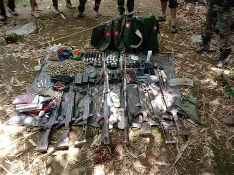 The Nation Voice စစ်ကောင်စီနဲ့ Bgf တပ်ဖွဲ့ဝင် ၁၂ ဦးကို သုတ်သင်နိုင်ခဲ့ပြီး လက်နက် ၈ လက်ရခဲ့က