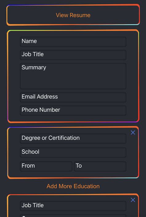 GitHub WitchingHr Cv Application Resume Editor Created For The Odin Project
