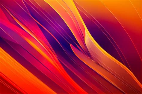 Premium Ai Image Warm Orange Background