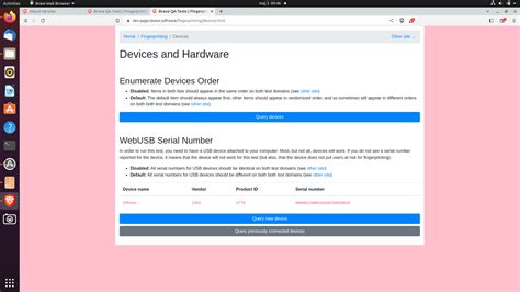 Remove Or Randomize Serial Numbers From Webusb Accessible Devices
